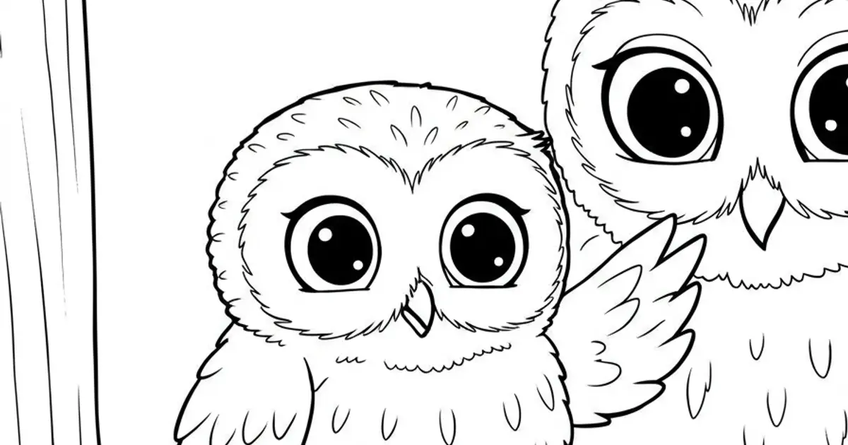 Owl Ollie's Big Hoot Adventure Coloring Pages | KidColoringPage